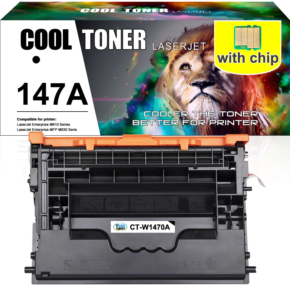 HP 147A Toner Cartridge W1470A Replacement With Chip – Cool Toner