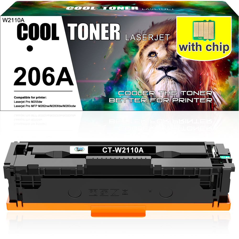 W2110A - Replacement HP 206A Black Toner Cartridge - With Chip – Cool Toner